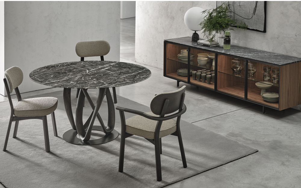 Porada Infinity Round Marble Table